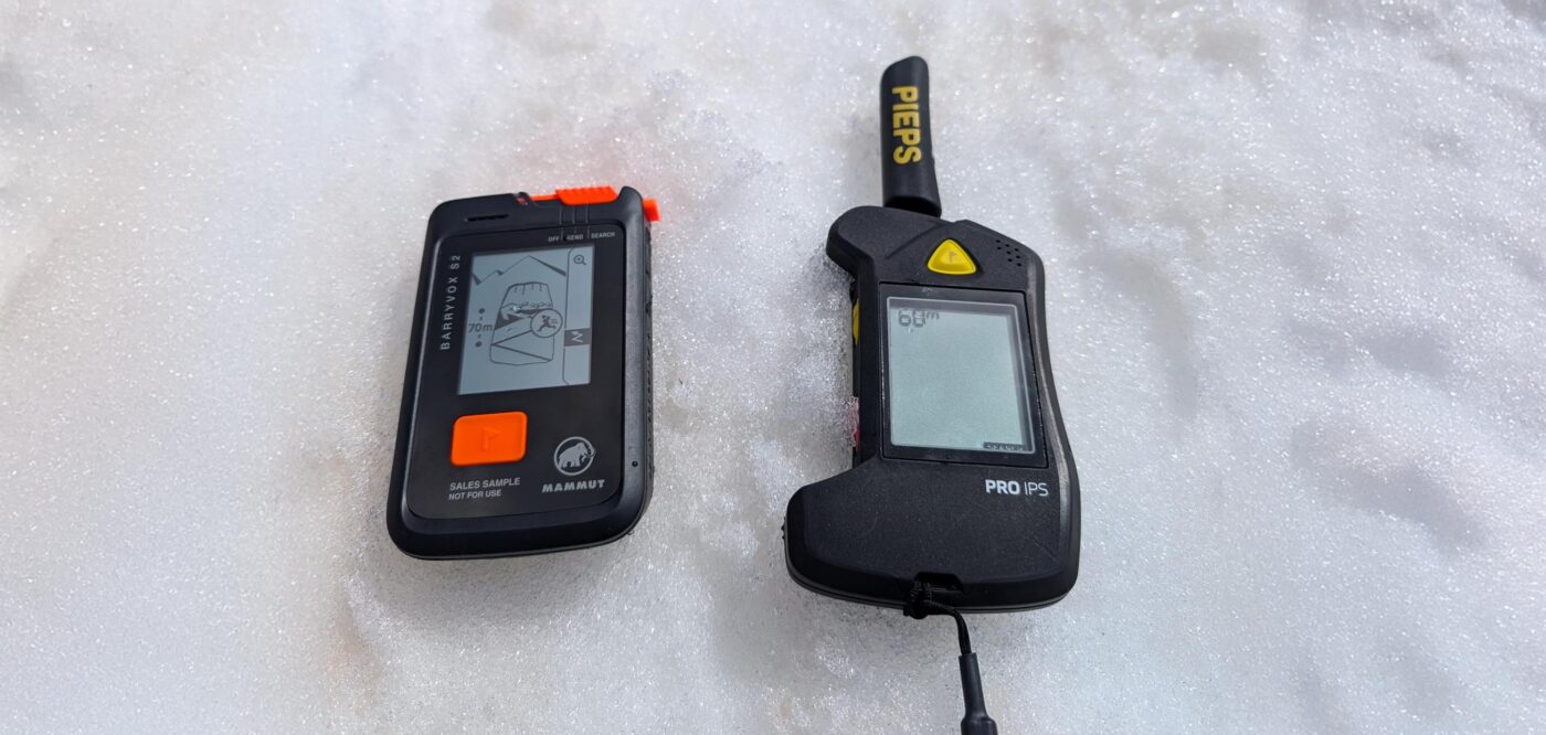 LVS-Gerätetest 2024/25: Pieps Pro IPS & Mammut Barryvox S2 - bergundsteigen